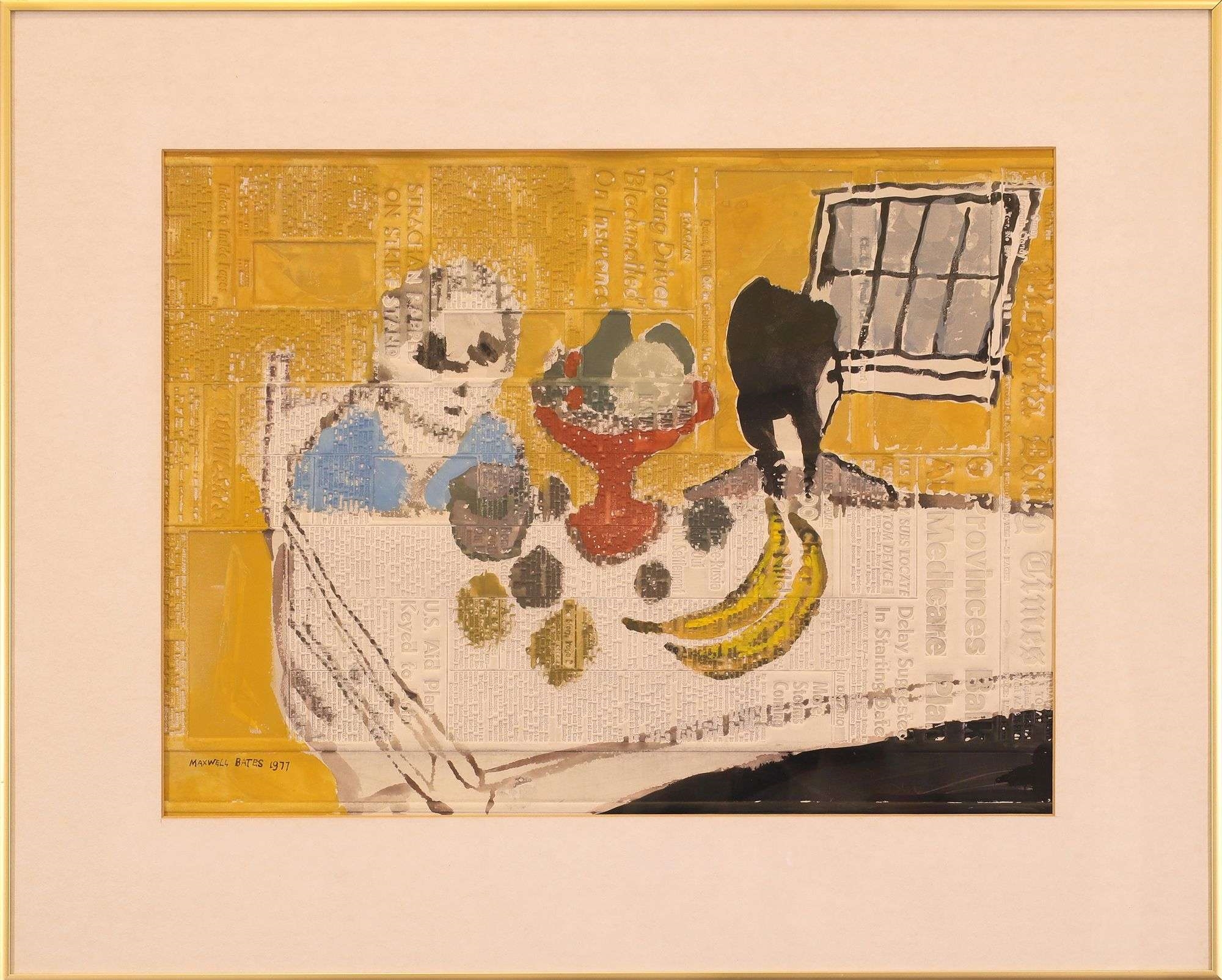 Maxwell Bennett Bates | STILL LIFE WITH FIGURES; 1977 (1977) | MutualArt