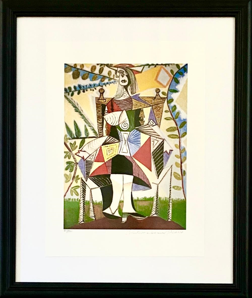 Pablo Picasso | Seated Woman In A Garden | MutualArt