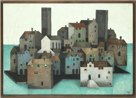 Vlastimil Benes | Stromy v Parku (1966) | MutualArt