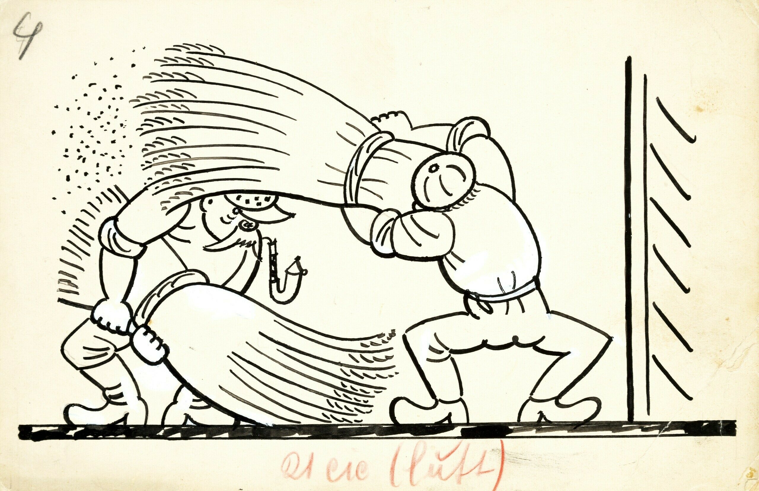 Josef Lada | About the work of the masons - set of 4 pcs (1936) | MutualArt