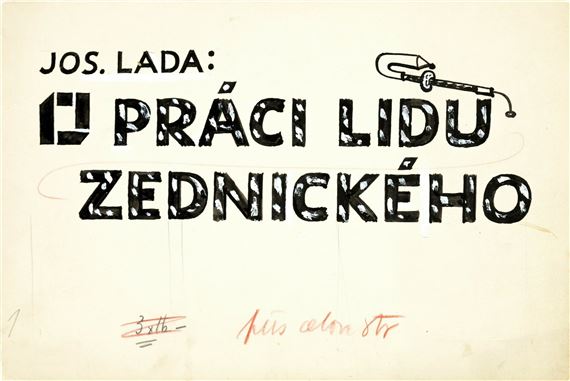 Josef Lada | About the work of the masons - set of 4 pcs (1936) | MutualArt