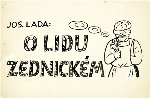 Josef Lada | About the bricklayer people - set of 4 pcs (1936) | MutualArt