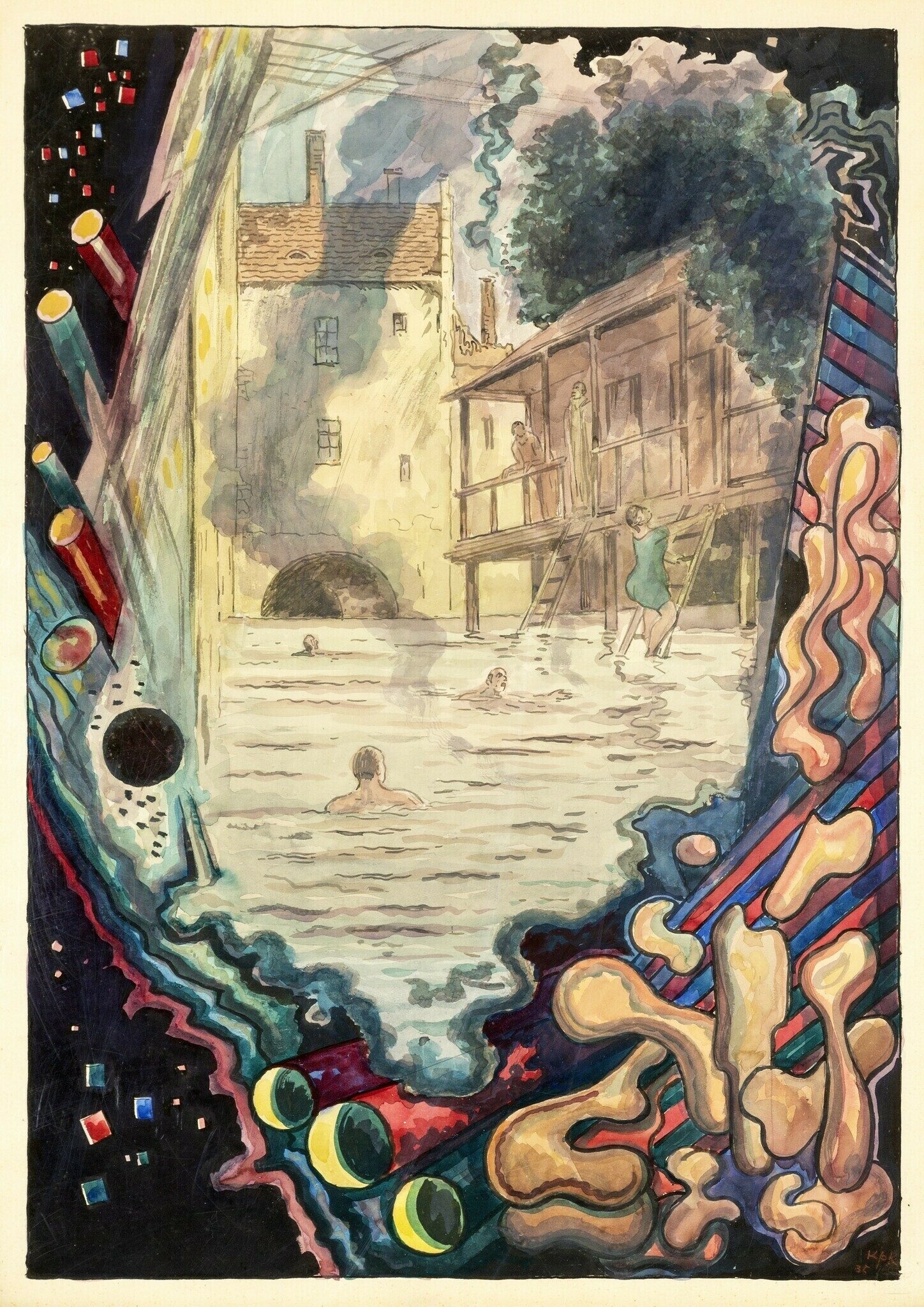 Jan Konupek | Swimming (1935) | MutualArt