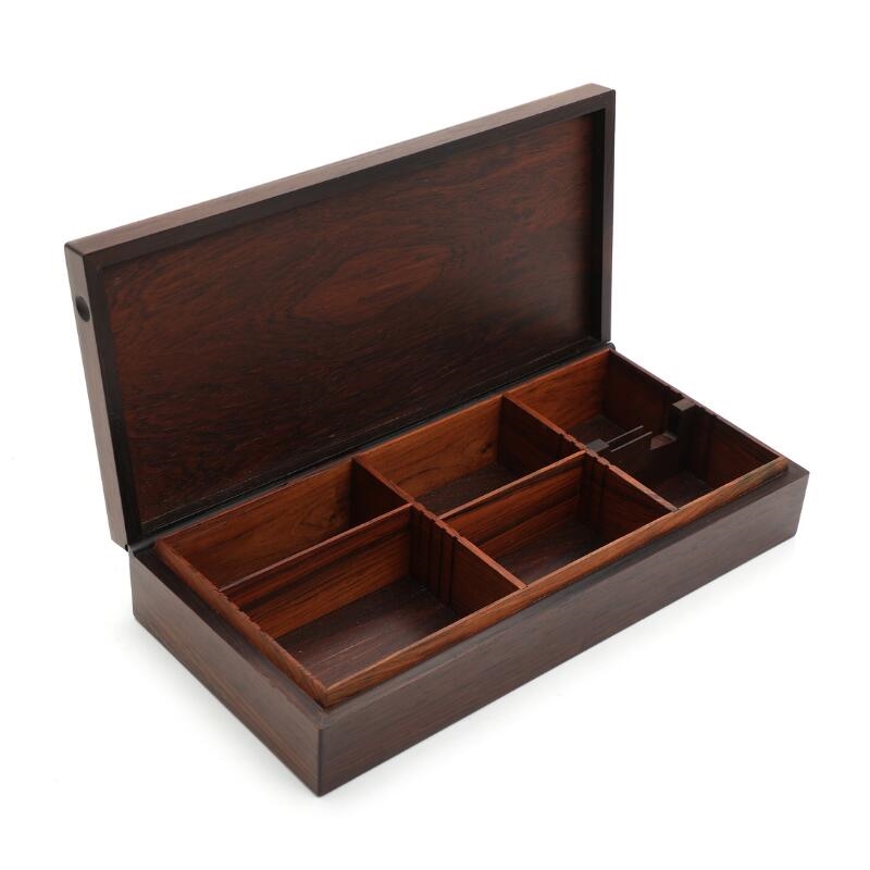 Maria Victor | A rectangular Brazilian rosewood box | MutualArt