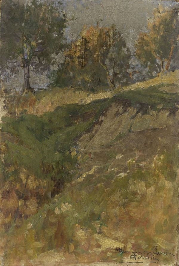 Augusto Corelli | Paesaggio di campagna | MutualArt