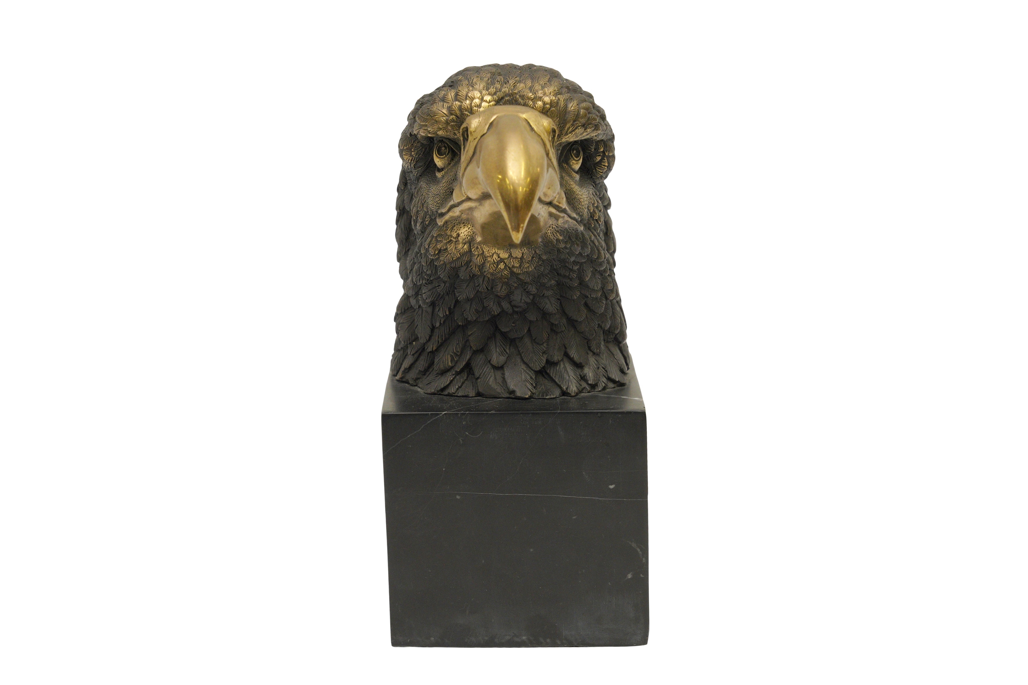 Archibald Thorburn | A GILT BRONZE EAGLE HEAD SCULPTURE | MutualArt
