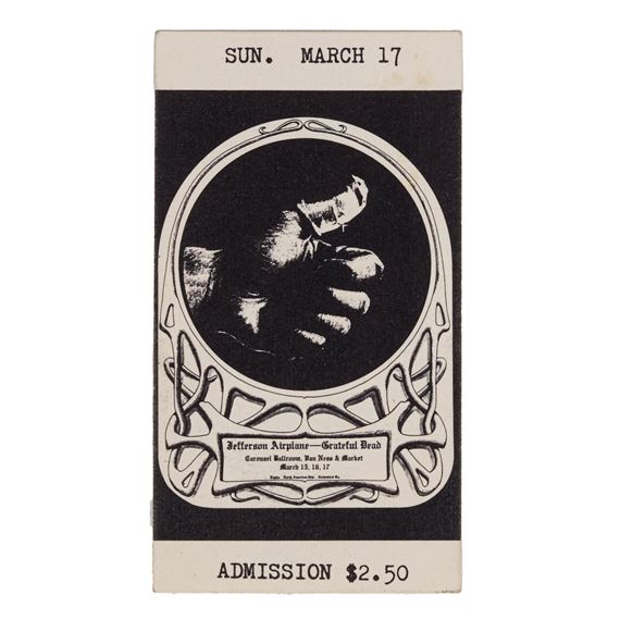 Alton Kelley | AOR-2.172 Sore Thumb Jefferson Airplane Grateful Dead ...