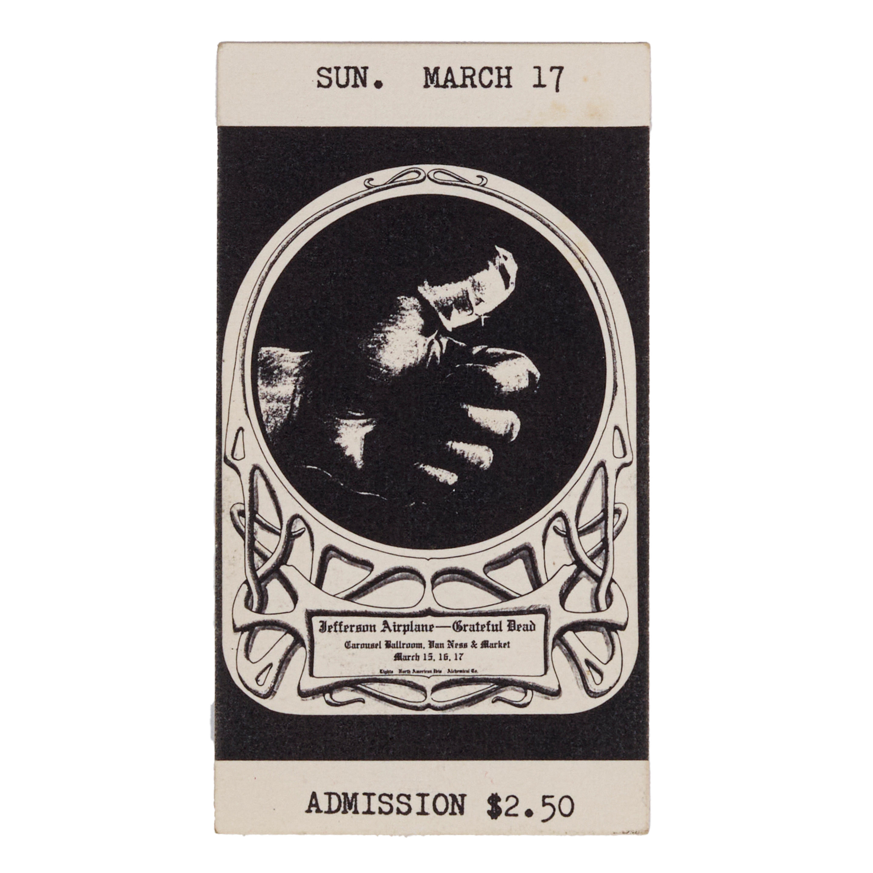 Alton Kelley | AOR-2.172 Sore Thumb Jefferson Airplane Grateful Dead ...