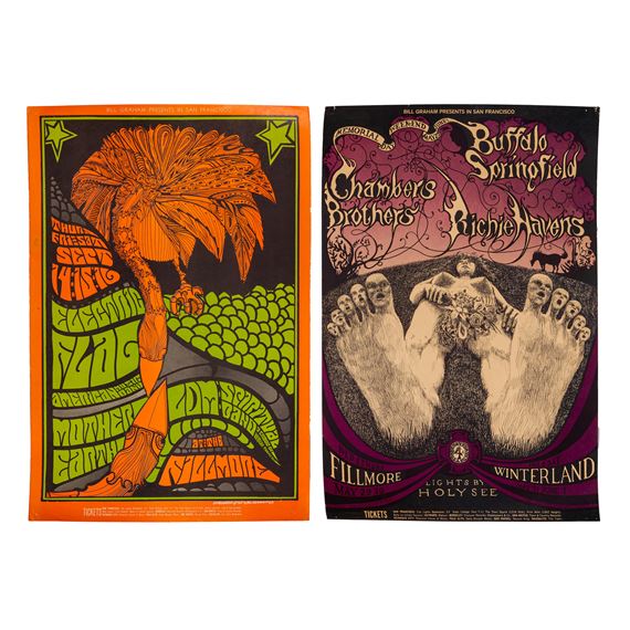 Bill Graham | Collection of 8 Bill Graham Posters. | MutualArt