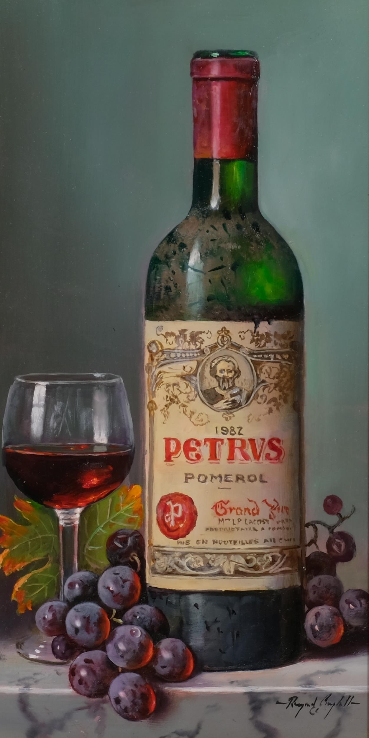 Raymond Campbell | Apple and grapes | MutualArt