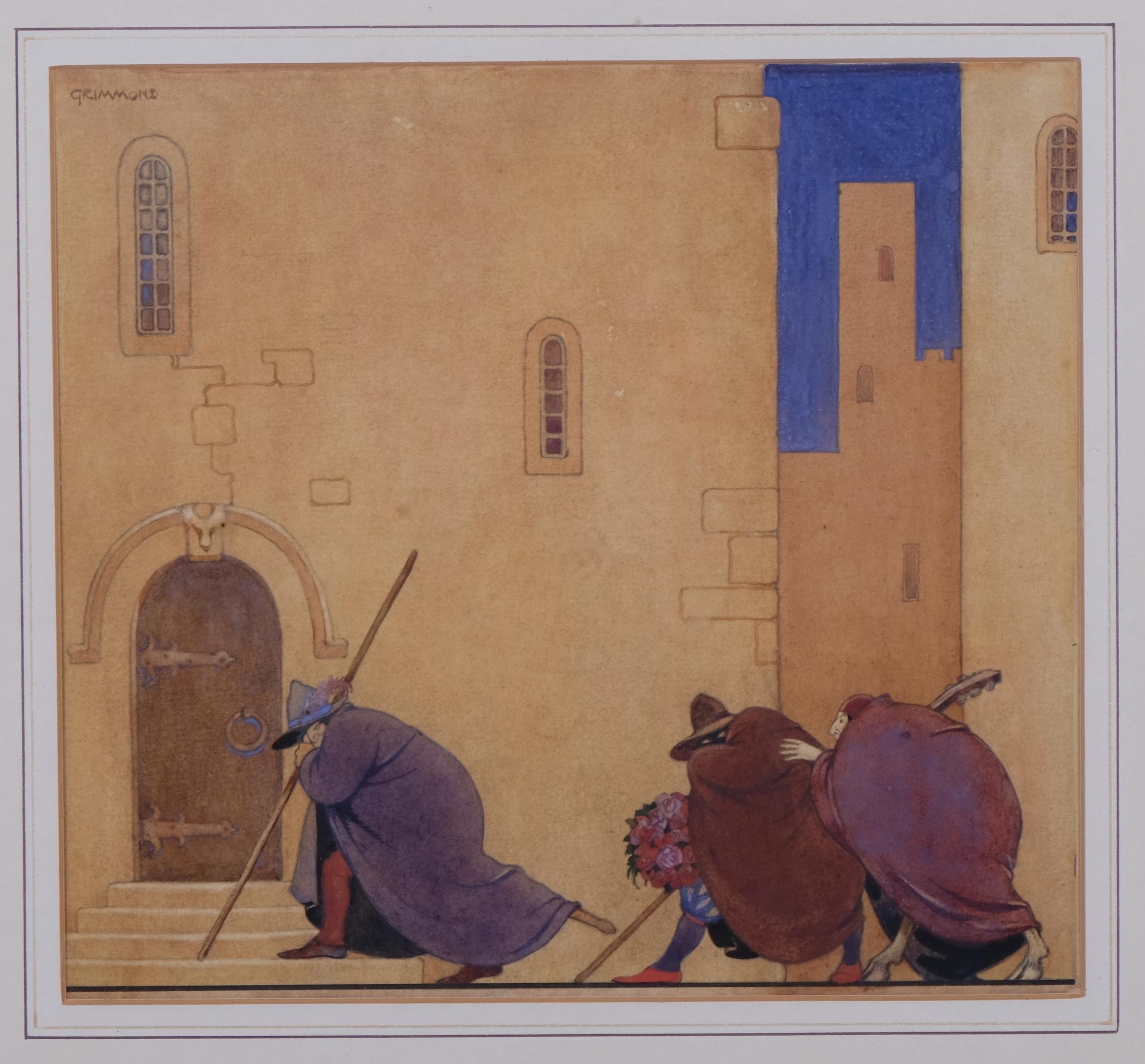 William Grimmond | 3 mischievous figures | MutualArt