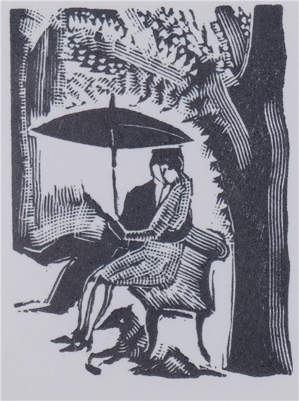 Eric Ravilious | wood engraving on archival paper (1982) | MutualArt