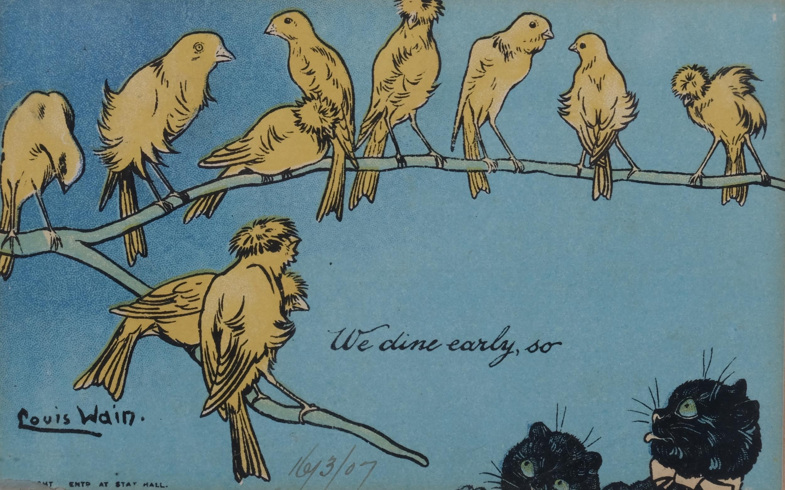 Louis Wain | a happy pair (19th Century) | MutualArt