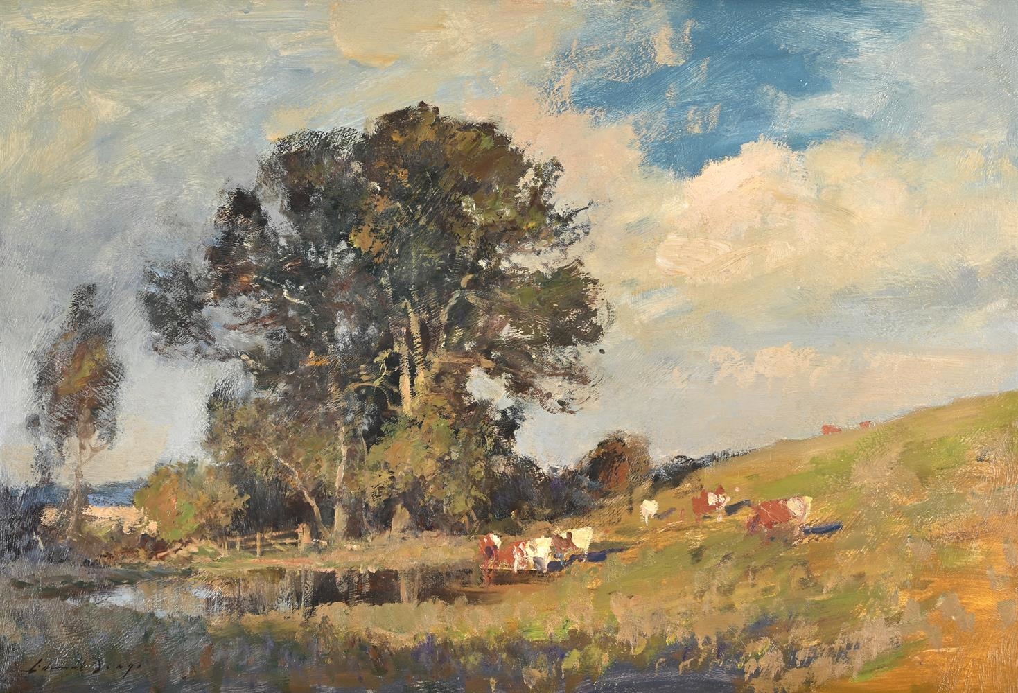 Edward Brian Seago | THE MEADOW POND - NORFOLK | MutualArt