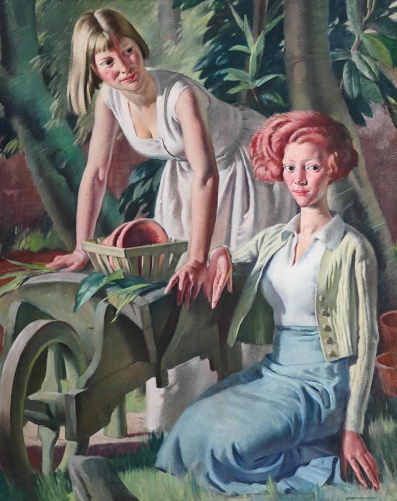 Bernard Fleetwood-Walker | MOLLIE AND STELLA (1938) | MutualArt