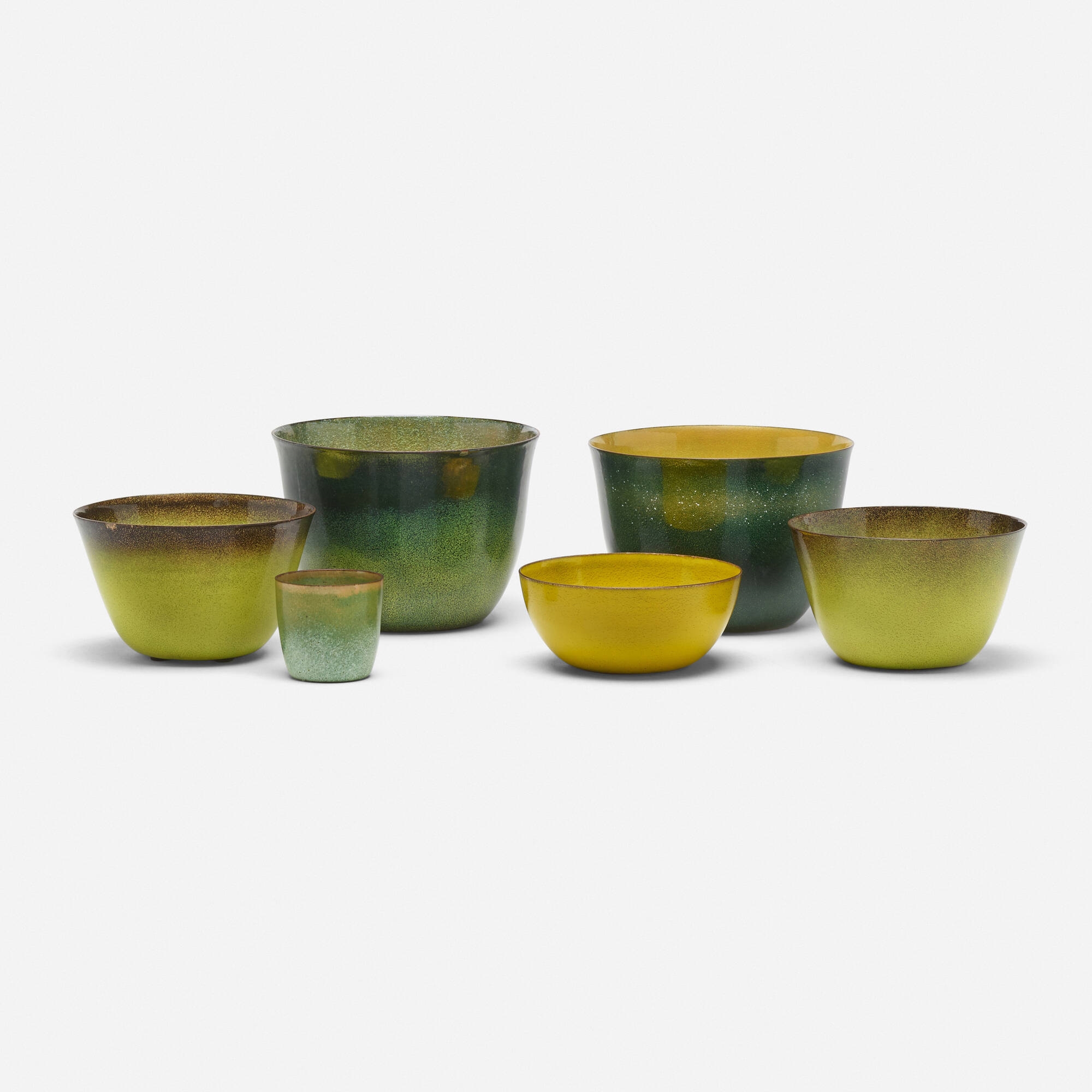 Jade Snow Wong | Group of six vessels (Circa 1975) | MutualArt