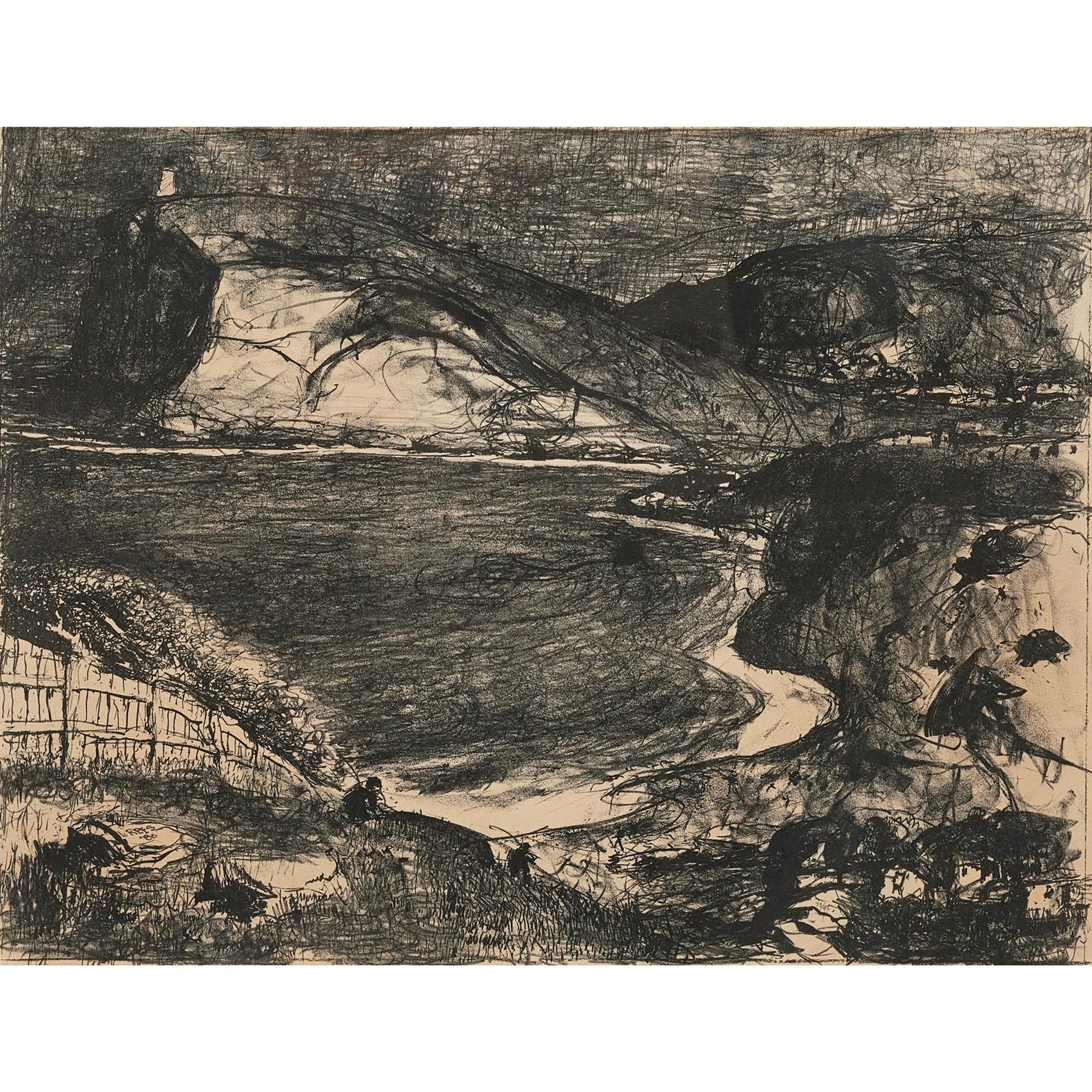 Lloyd Rees | Storm at Sunset 1980 (from the Caloola Suite) (1980 ...