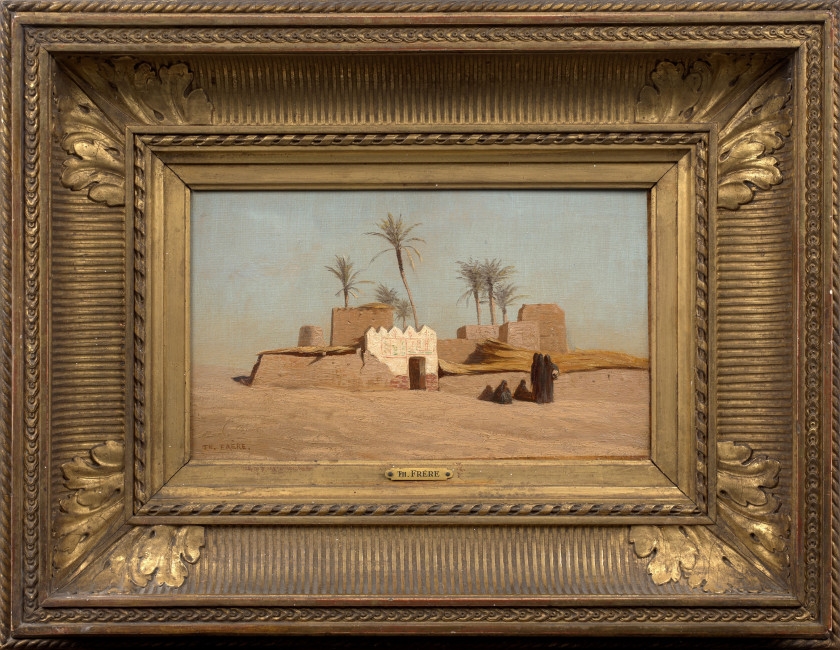Théodore Frère | Groupe de femmes devant une oasis | MutualArt
