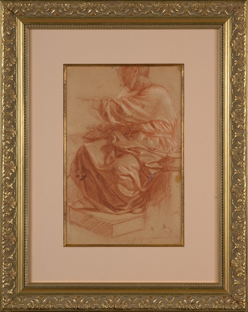 Jean-Louis-Ernest Meissonier | Etude de personnage drapé de profil pour ...