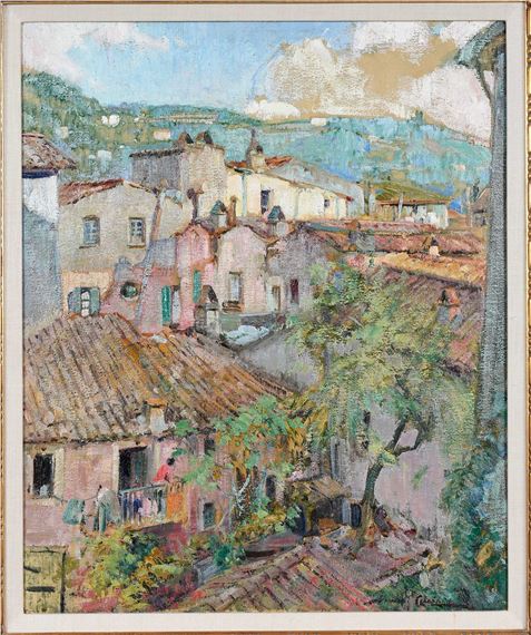 Gerald Cassidy | On the Balcony | MutualArt