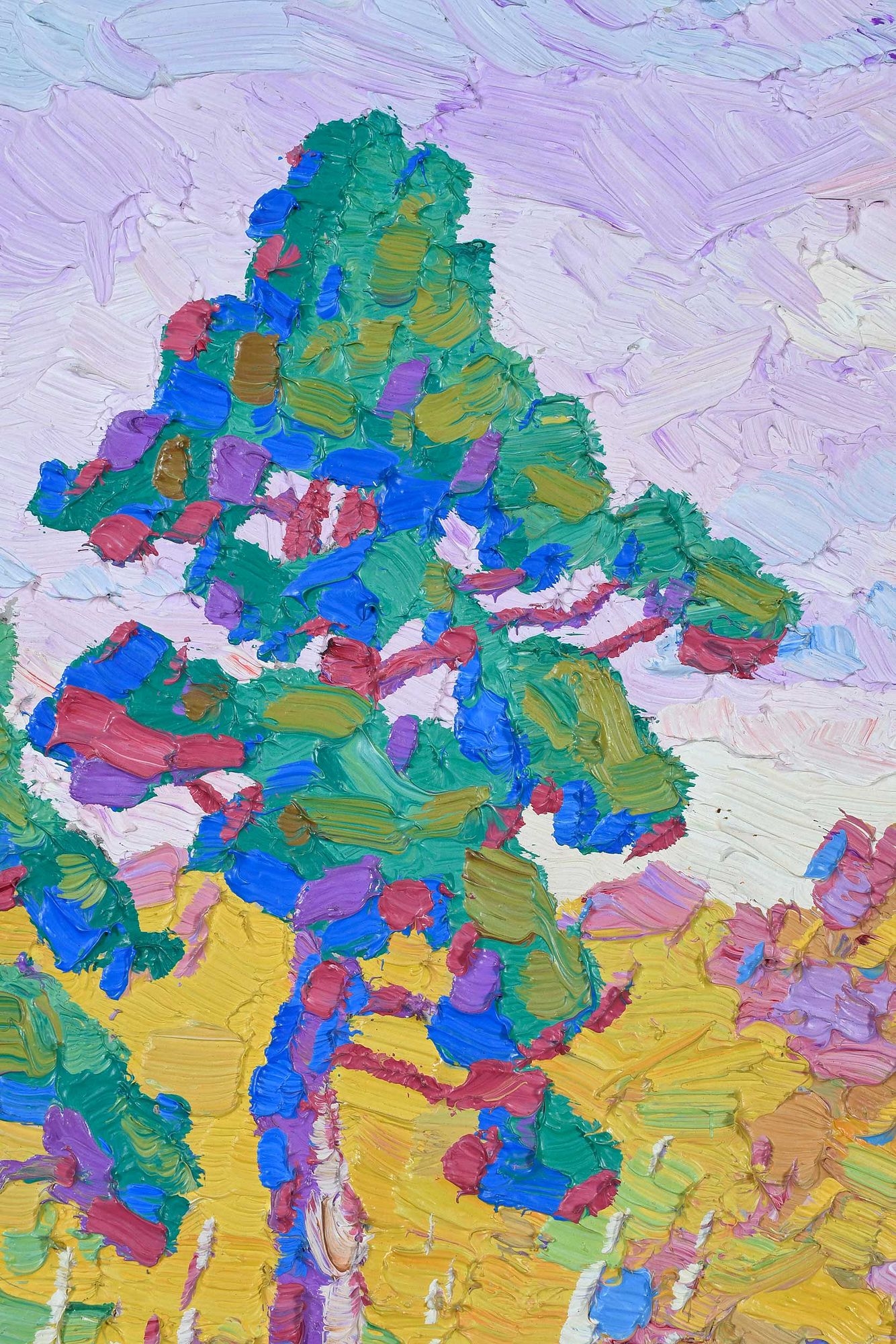 Birger Sandzén | Pine and Aspen | MutualArt