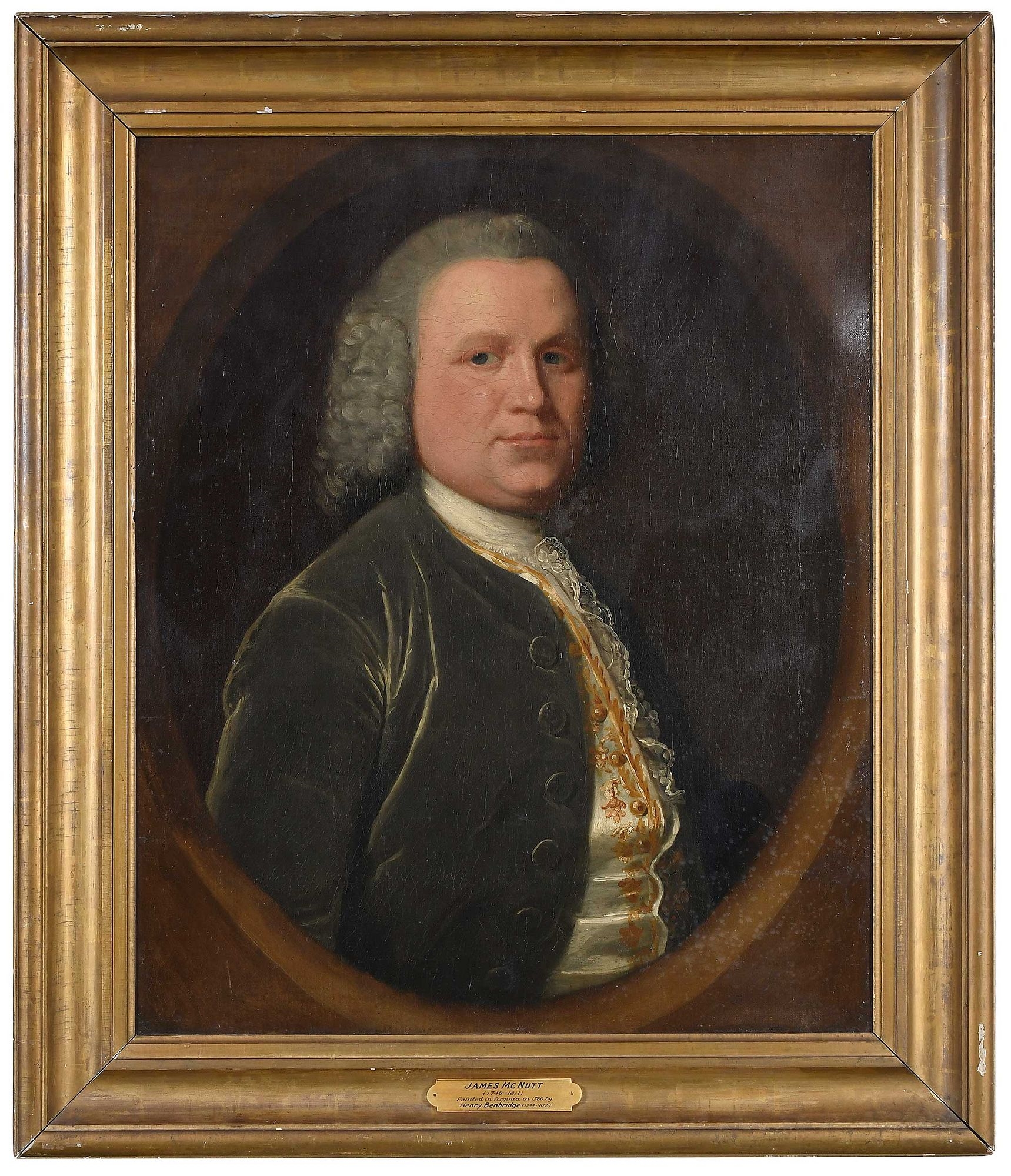 Henry Benbridge | Portrait of James McNutt | MutualArt