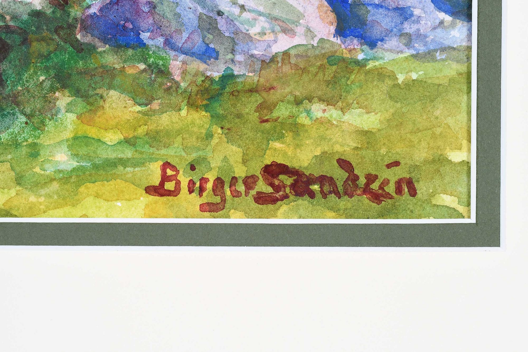 Birger Sandzén | Sunset | MutualArt