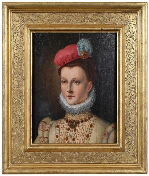 François Clouet | Portrait of a Young Noblewoman at Age 17 | MutualArt