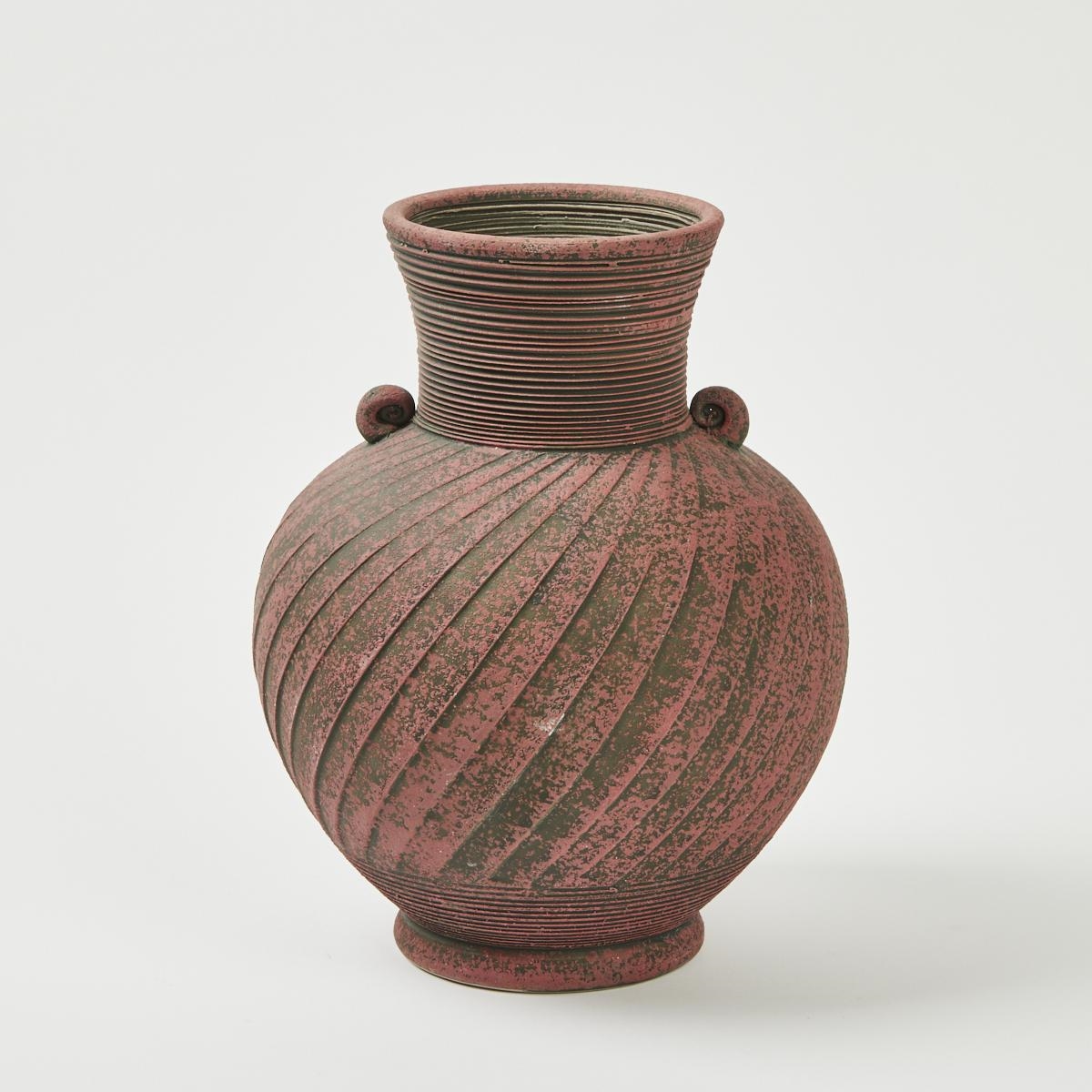 Peter Shearer | A Peter Shearer Pot with Koru Lugs | MutualArt