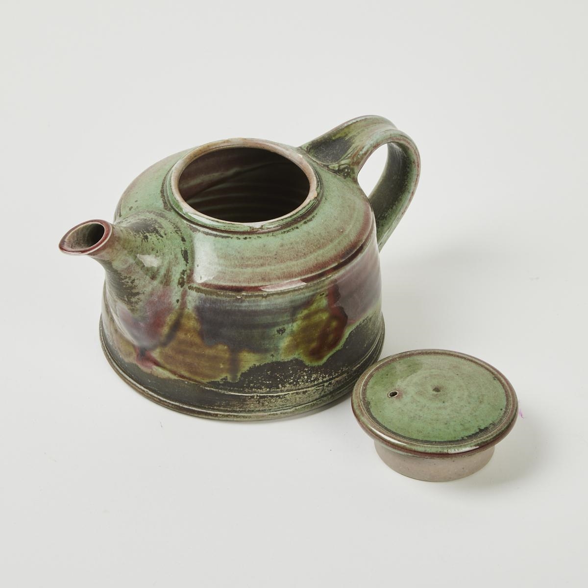 Peter Lange | A Peter Lange Salt Glazed Teapot | MutualArt