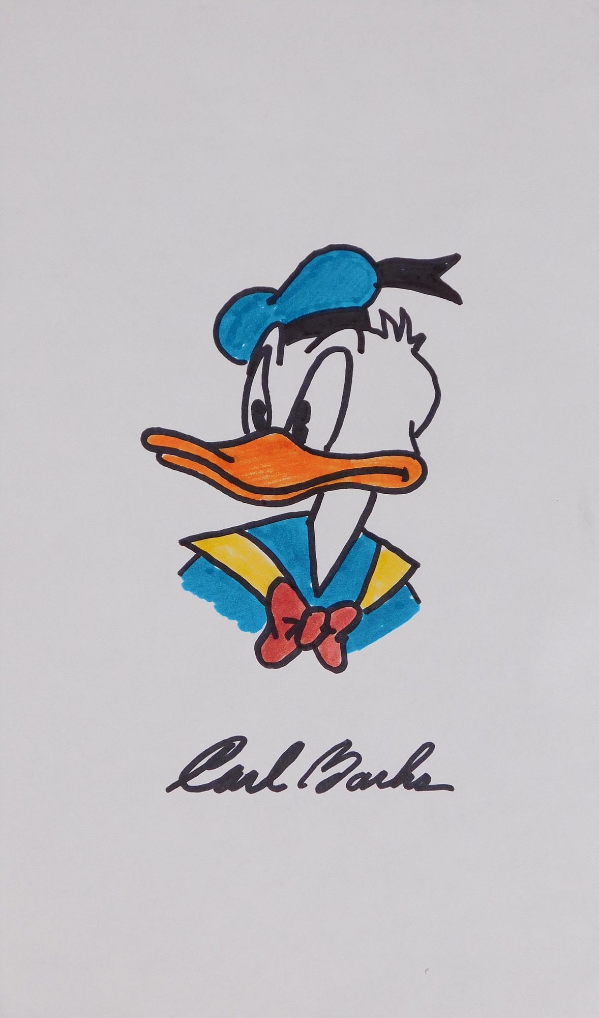 Carl Barks | Souvenir Portrait of Donald Duck | MutualArt