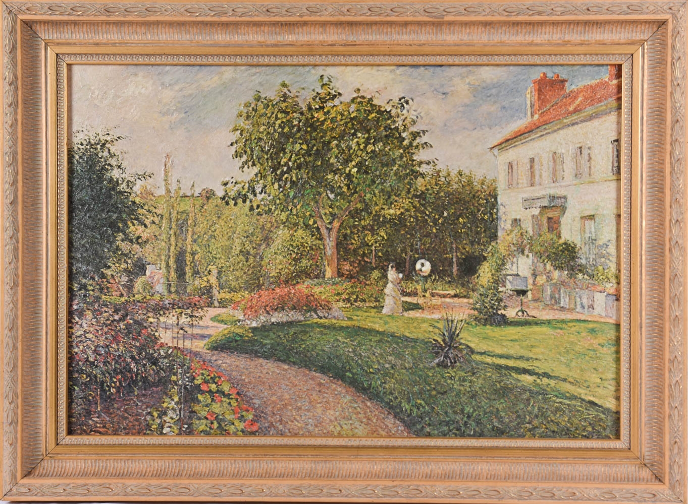 Camille Pissarro | The Garden Of Les Mathurins At Pontoise | MutualArt
