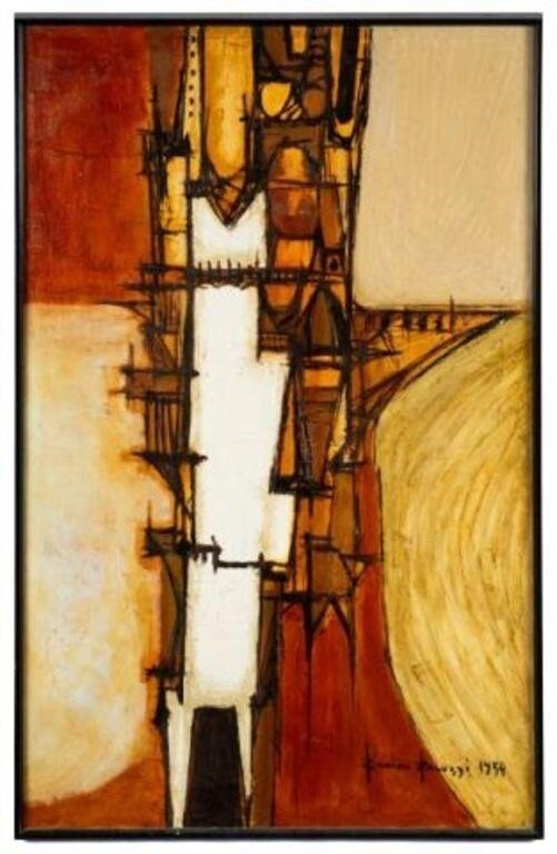 Rinaldo Paluzzi | Lg Original Abstract Oil Painting, Rinaldo Paluzzi ...