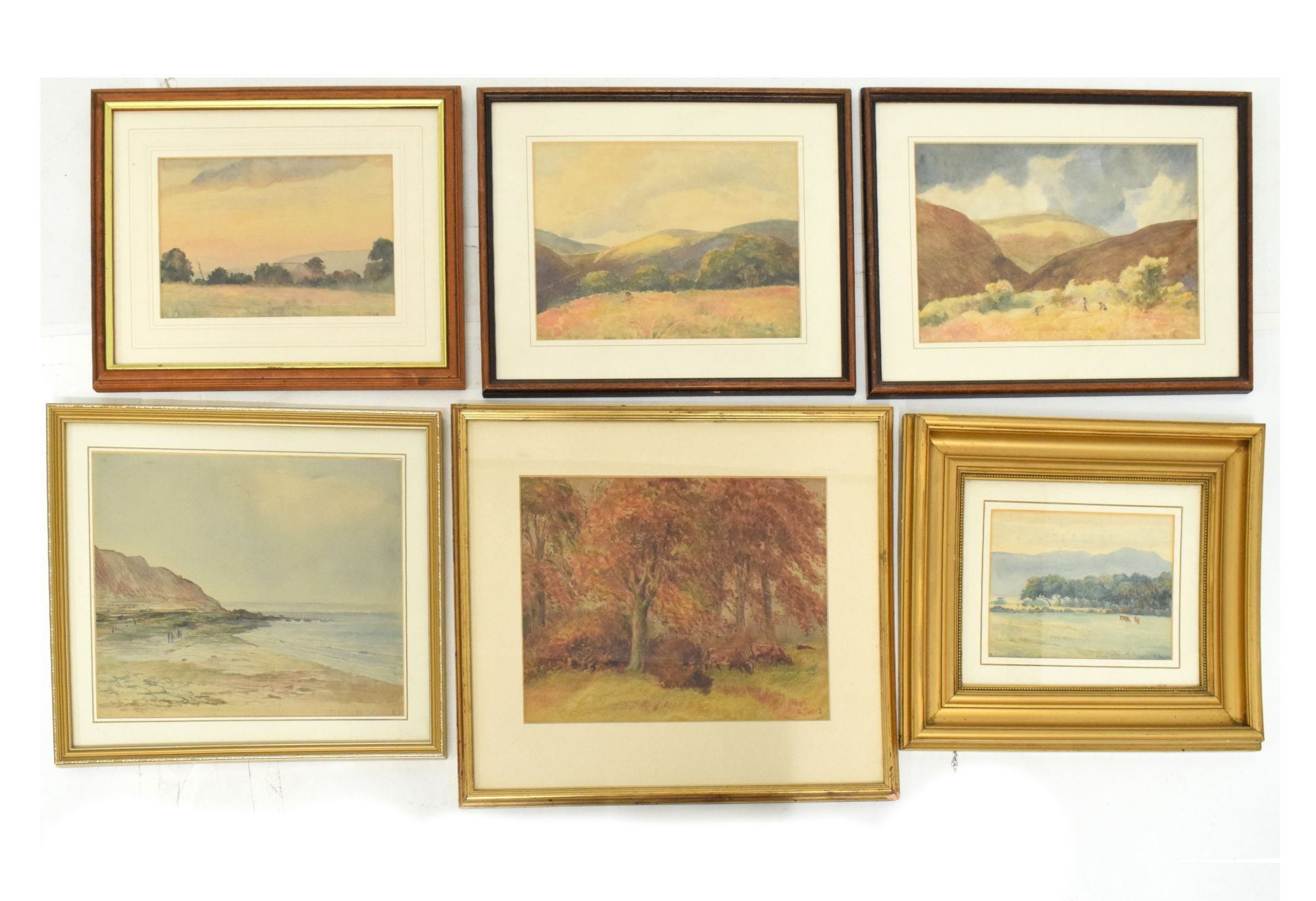 Richard Joyce | Six watercolours - North Wales landscapes | MutualArt