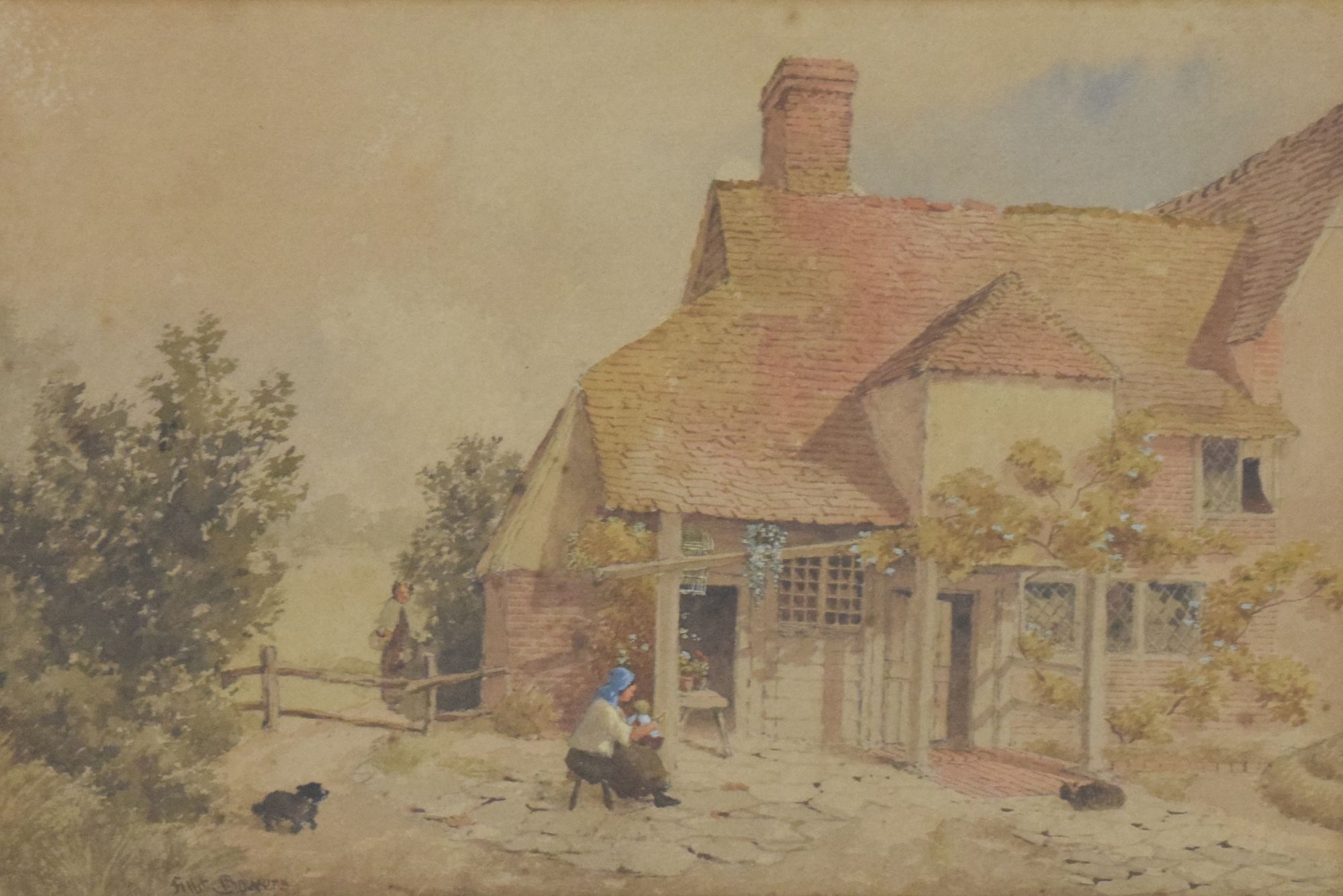 Albert Bowers | Cottage exterior | MutualArt