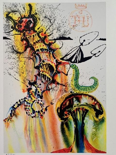 Salvador Dalí | Snake in Landscape (1975) | MutualArt