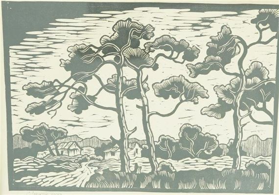 Gregoire Johannes Boonzaier | Trees in a Landscape, 1979 (1979) | MutualArt