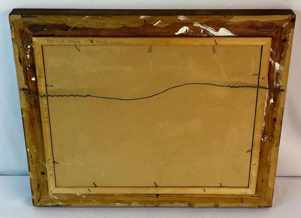 Ralph Avery | Seville Spain Watercolor Painting FRAMED (1907) | MutualArt