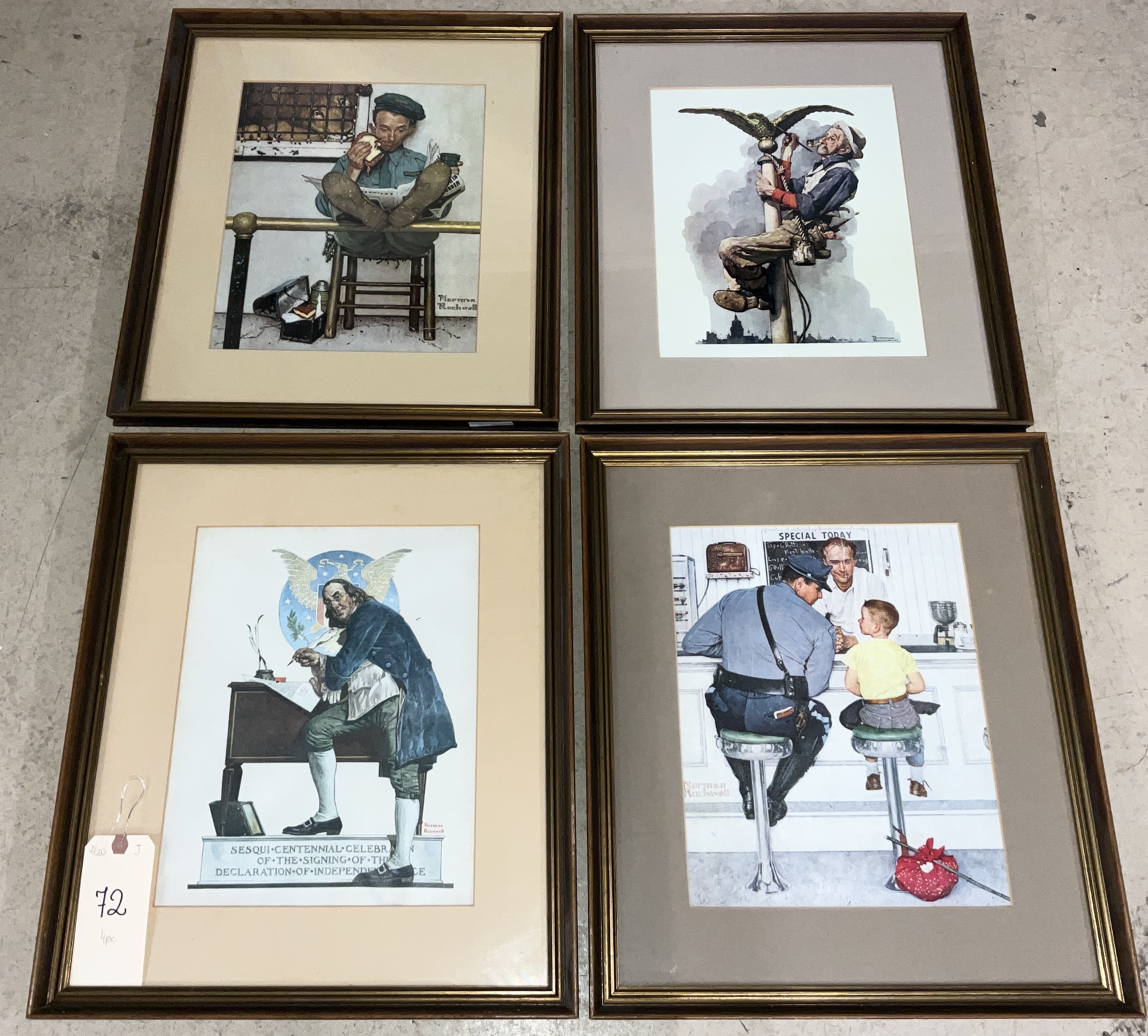 Norman Rockwell | FOUR NORMAN ROCKEWELL PRINTS | MutualArt