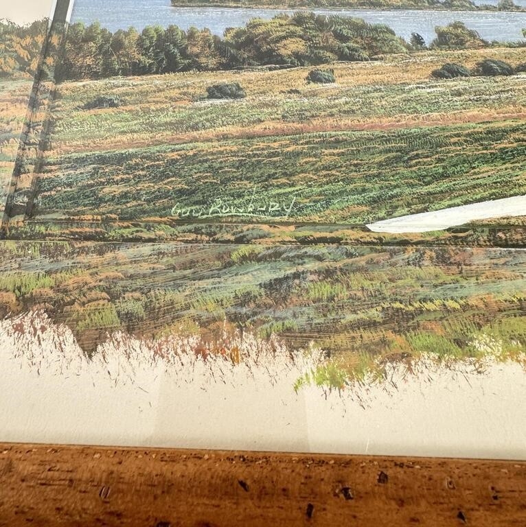 Guy Rowbury | Guy Rowbury Limited Gouache Painted Print | MutualArt