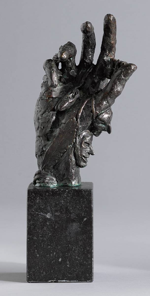 John Coll | HAND OF HOPE [REPRESENTING ART IN ALL ITS FORMS], 1980 ...