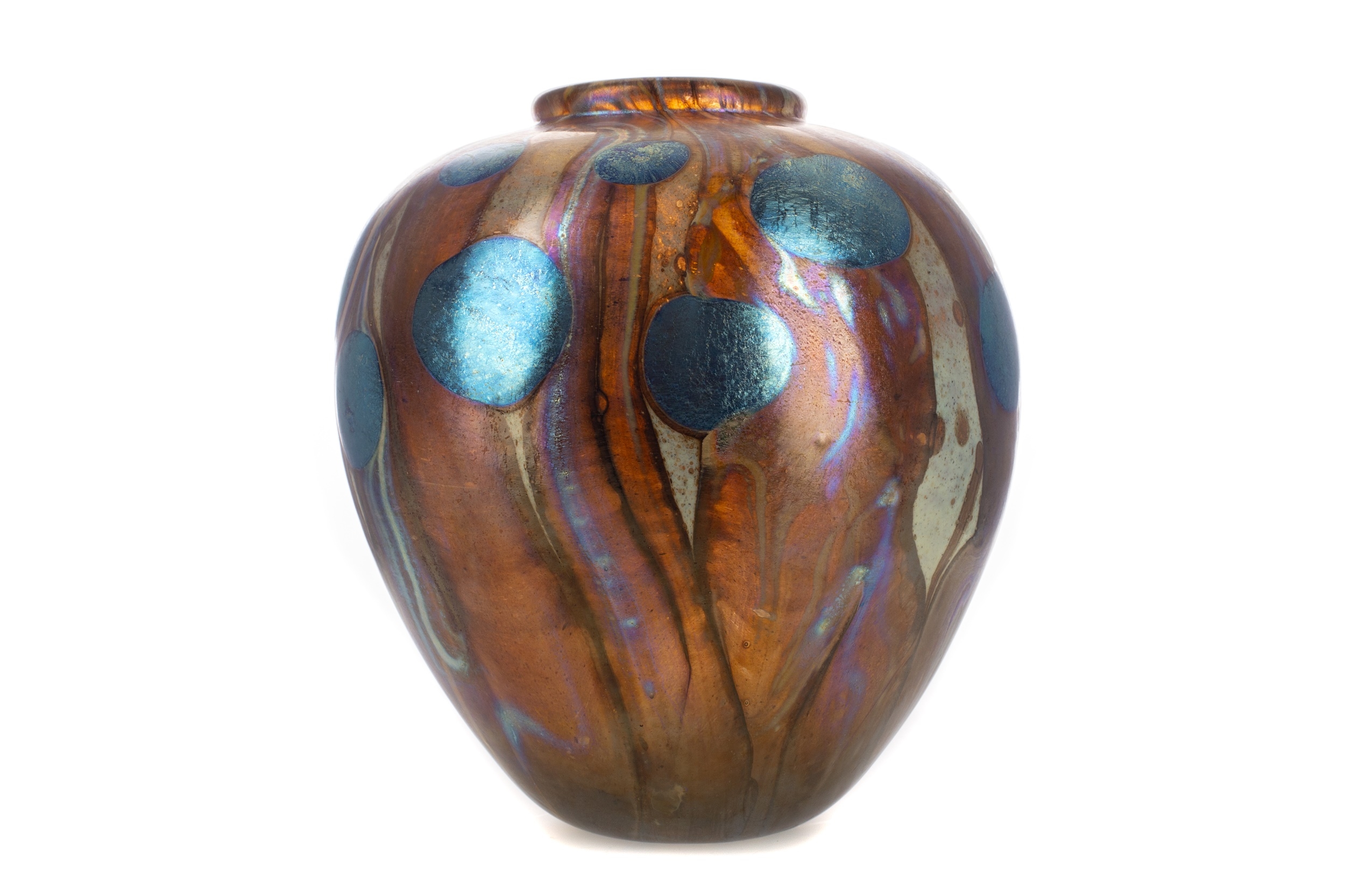 Norman Stuart Clarke | IRIDESCENT GLASS VASE | MutualArt