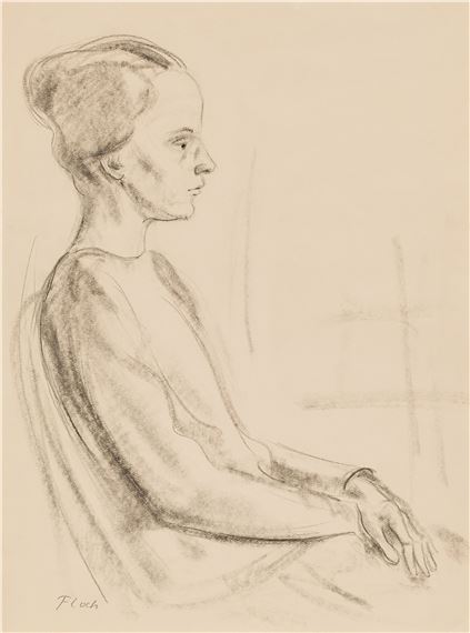Joseph Floch | Lady in profile (1936 - 1939) | MutualArt