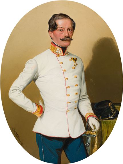 Wilhelm Richter | Portrait of a man (1887) | MutualArt