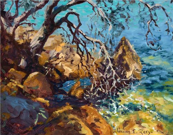 William E. Rees | Lakeside Trees (1933) | MutualArt