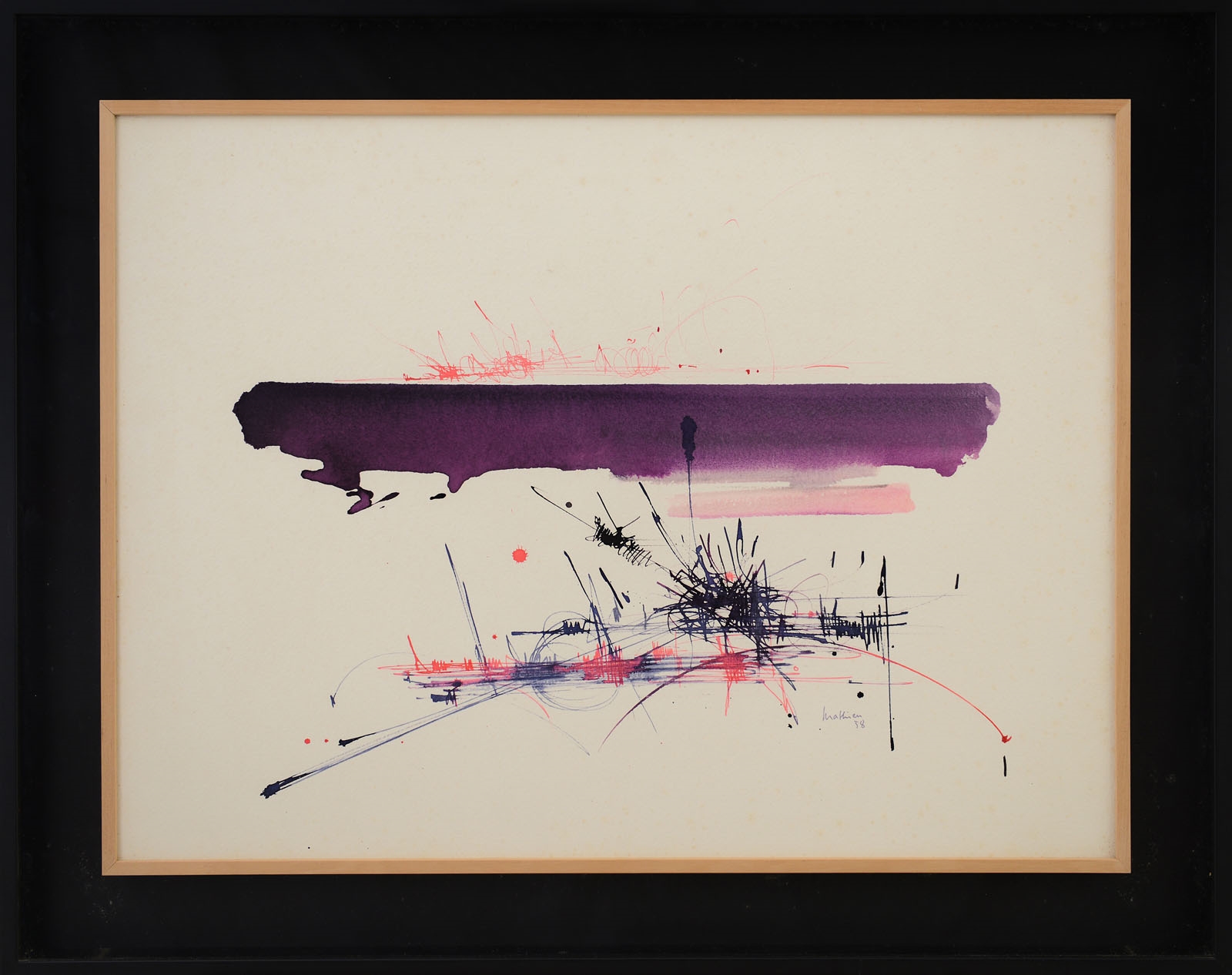 Georges Mathieu | Untitled (1958) | MutualArt