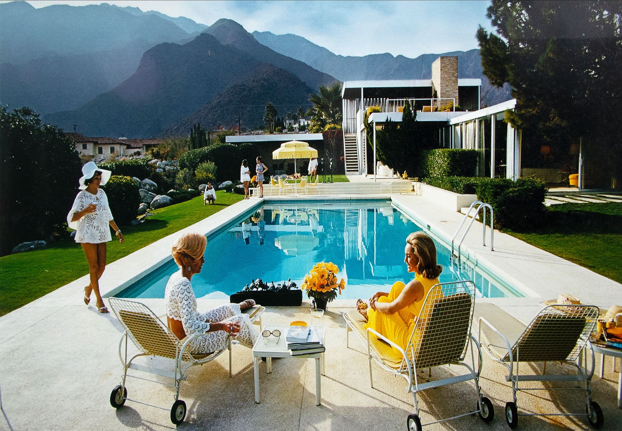 Slim Aarons | Poolside Gossip | MutualArt