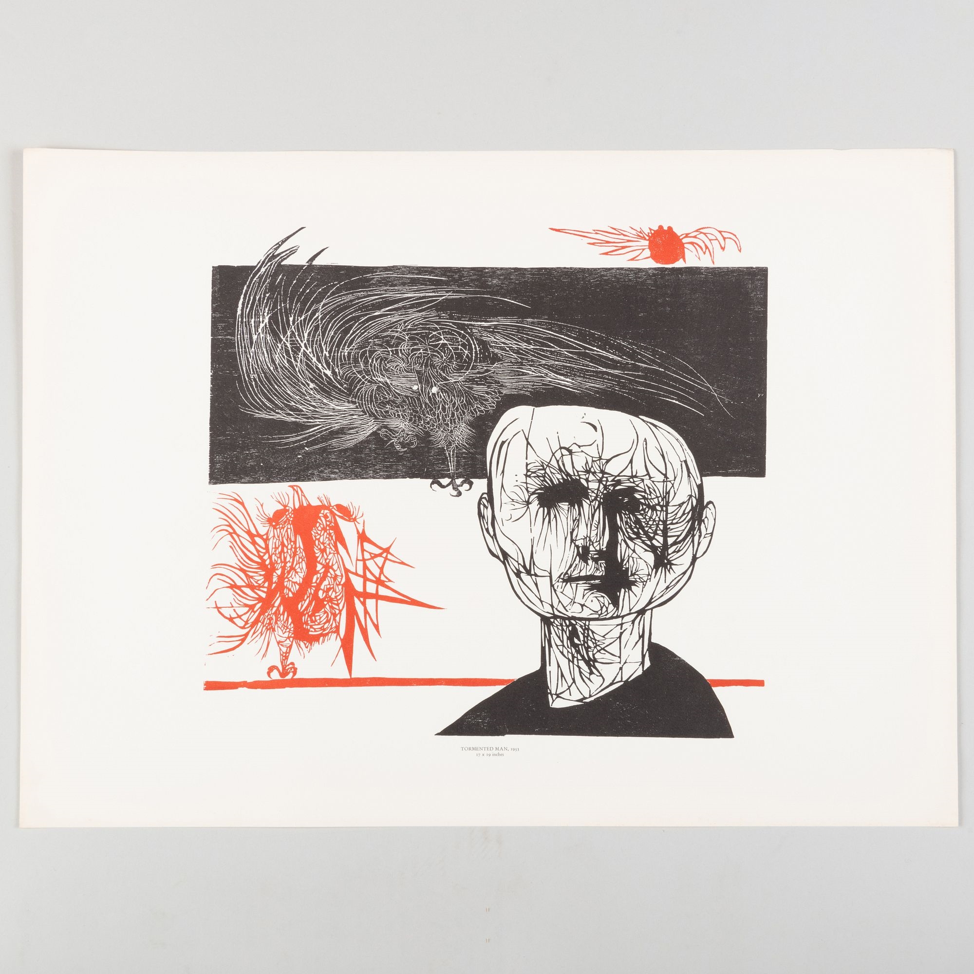 Leonard Baskin | Self-Portrait (1985) | MutualArt