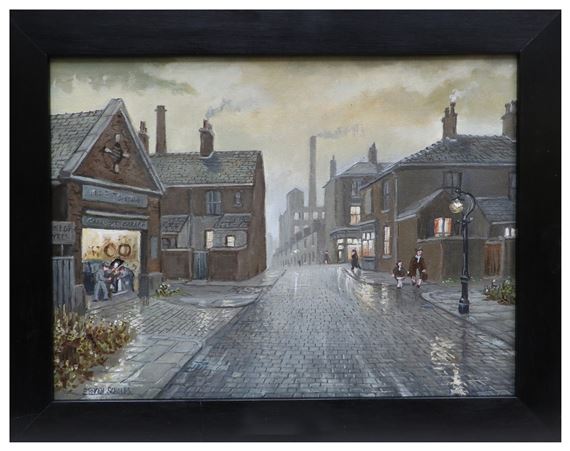 Steven Scholes | Back Street Garage (1958) | MutualArt