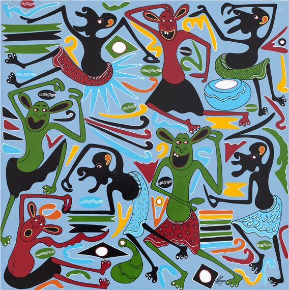 George Lilanga | Acha Hutani Naonibh Uniambie Kwezi | MutualArt